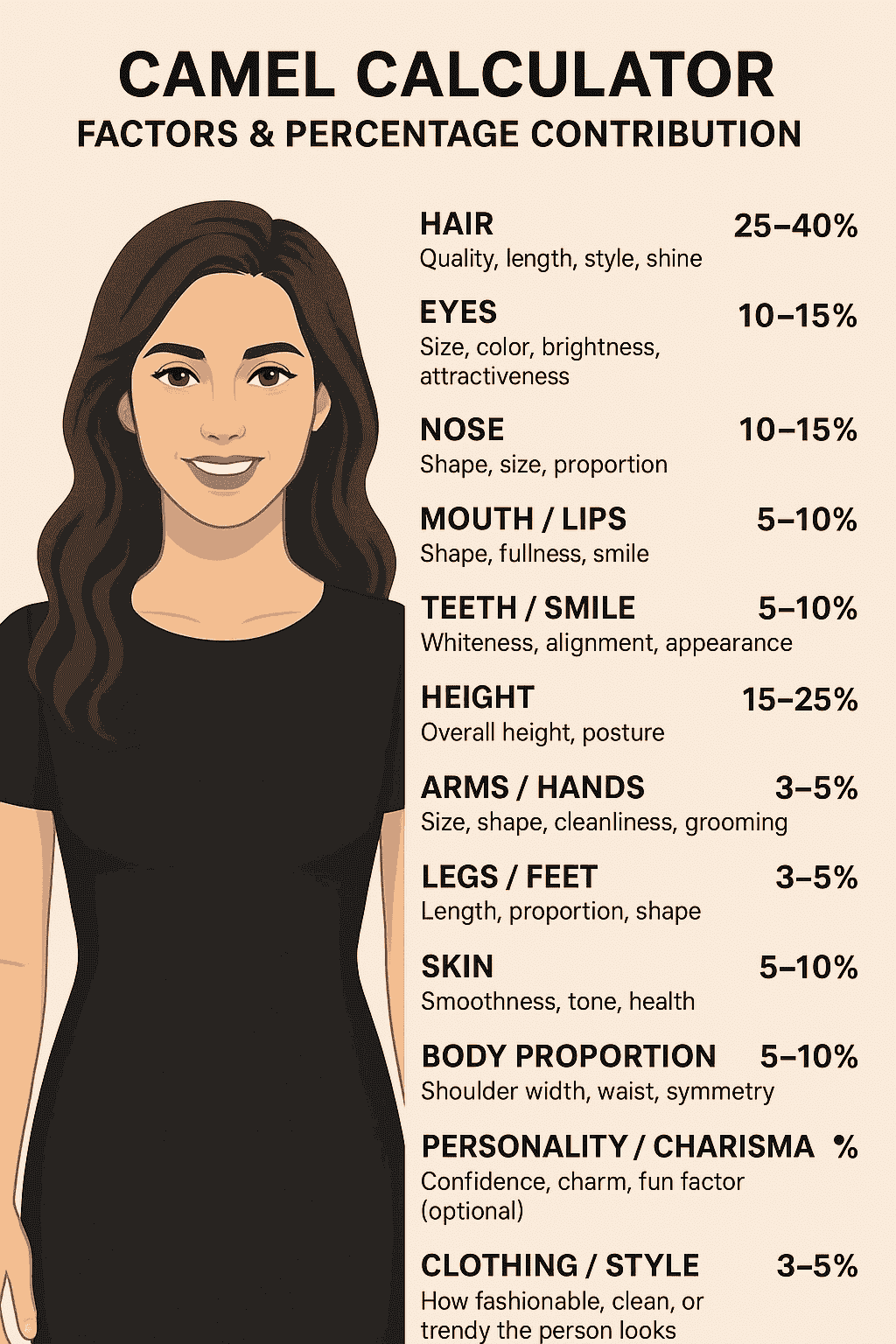 Calculadora de Camelo🐪 Quantos camelos você vale? 💰
